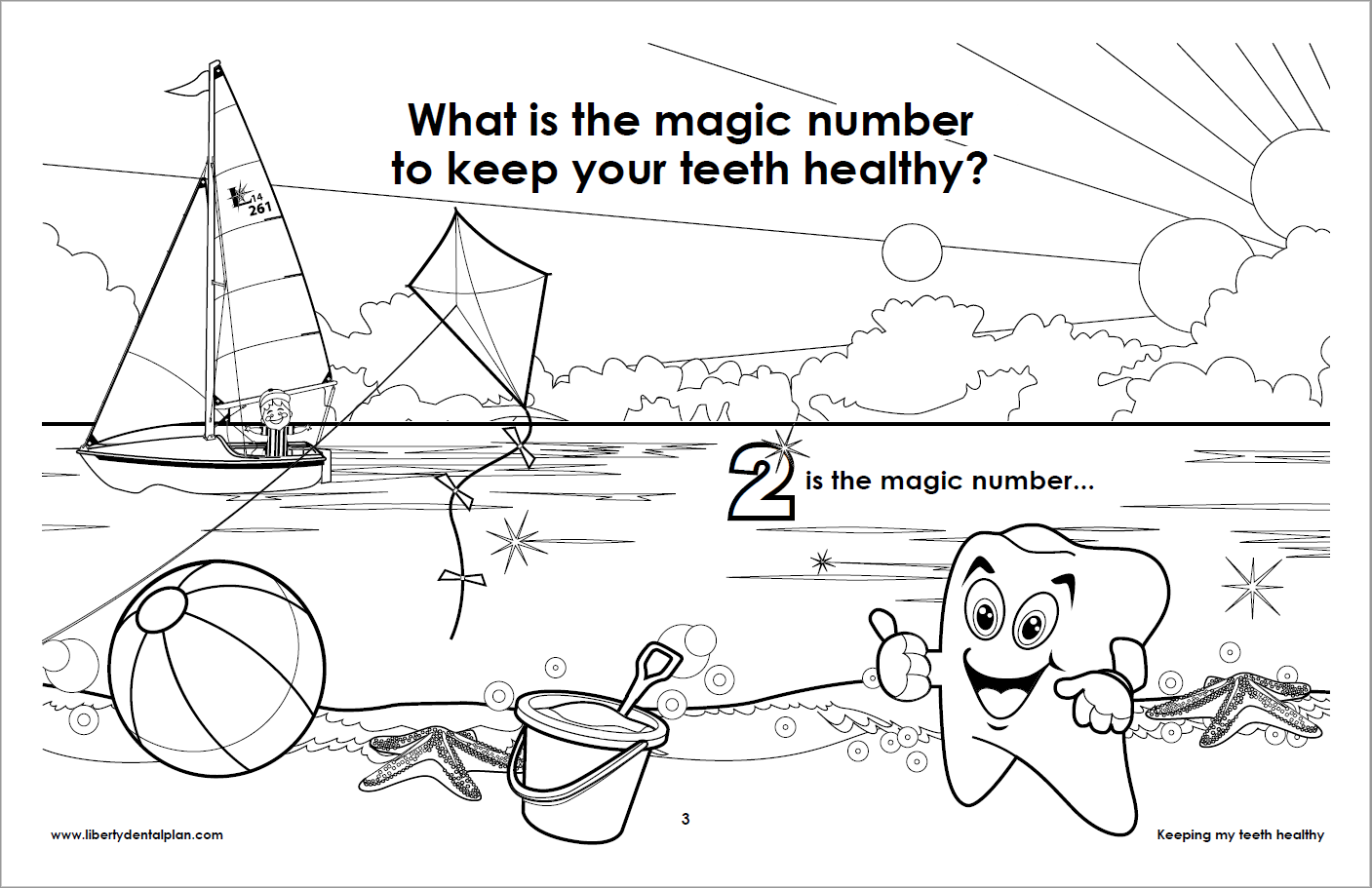 Keeping My Teeth Healthy Coloring Book